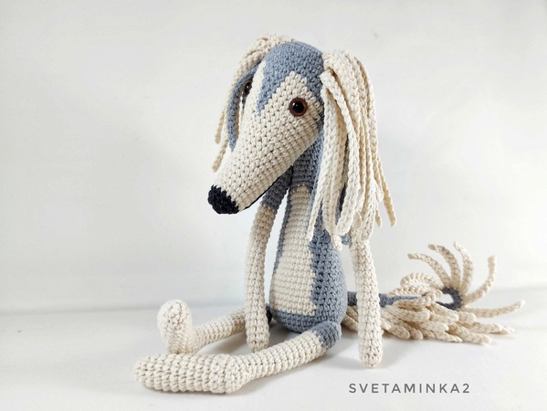 Saluki Crochet Pattern / Persian Greyhound / Gazelle Hound / Arabian Hound