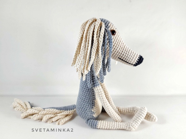 Saluki Crochet Pattern / Persian Greyhound / Gazelle Hound / Arabian Hound