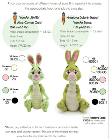 Rabbit the farmer Crochet Pattern Amigurumi (Easter Bunny)