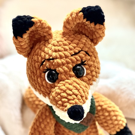 Häkelanleitung Fuchs Lucy mit Halstuch, deutsch, Amigurumi,