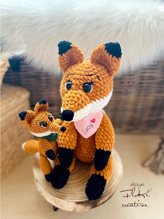 Häkelanleitung Fuchs Lucy mit Halstuch, deutsch, Amigurumi,