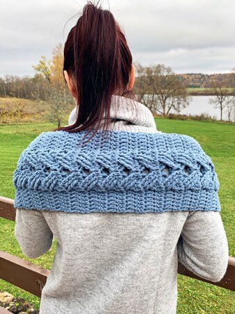 Crochet Pattern - Braided Scarf