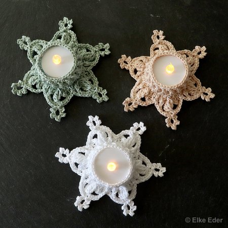 LED Tealight Holder "Let it Glow" - Crochet Pattern
