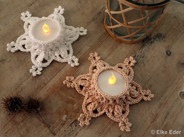LED Tealight Holder "Let it Glow" - Crochet Pattern