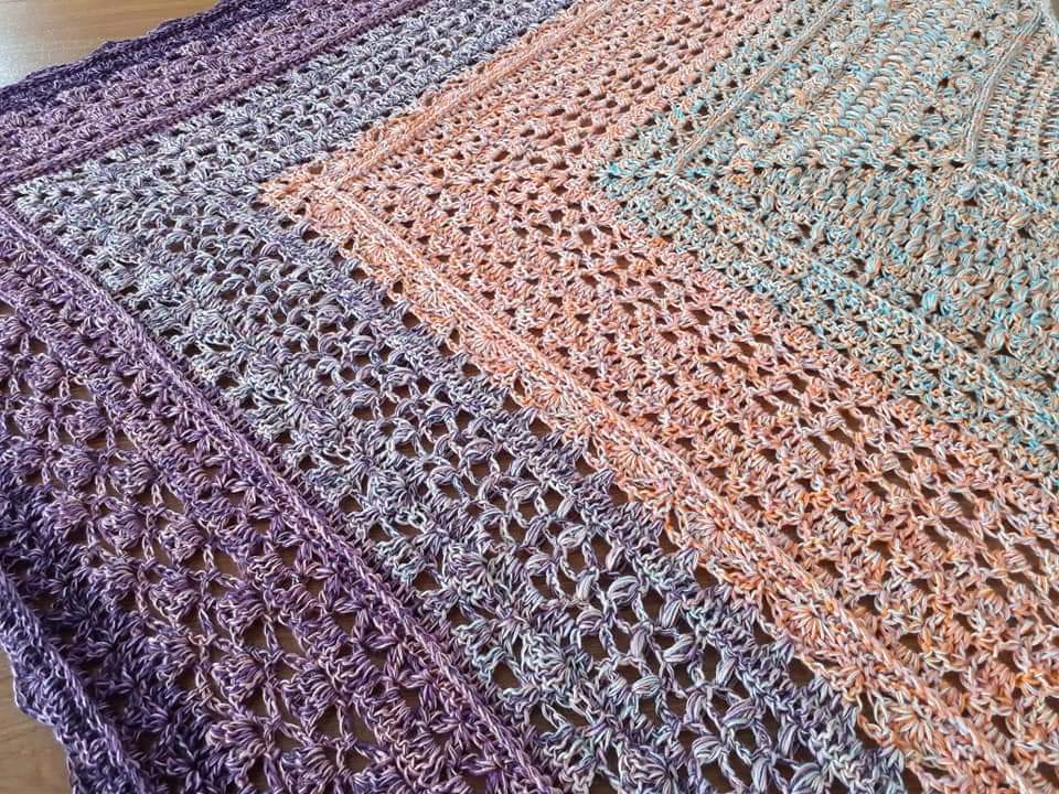 Häkelanleitung Tuch New Friends