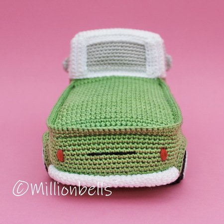 Classic Single Cab Pickup Truck Amigurumi Crochet Pattern