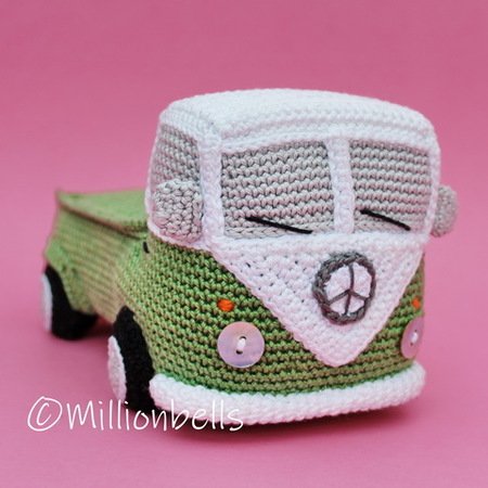 Classic Single Cab Pickup Truck Amigurumi Crochet Pattern
