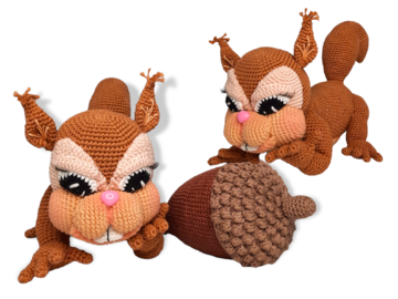 Crochet Pattern Lamb Keychain