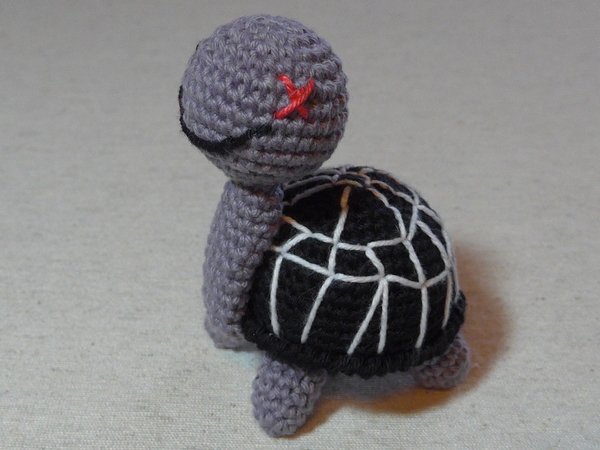 Halloween-Turtle, Horror-Schildkröte häkeln