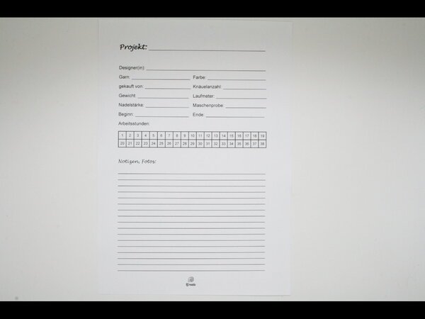 Projektplaner zum Ausdrucken als PDF-Datei