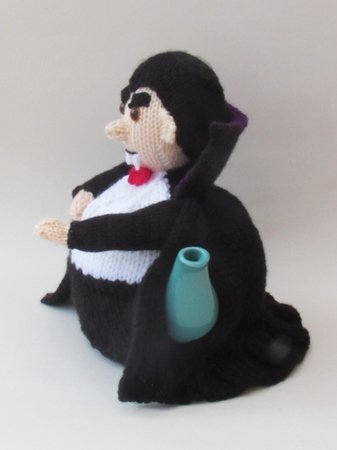 TeaCosyFolk's Count Dracula Tea Cosy Knitting Pattern