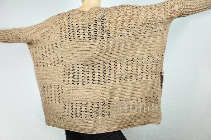 Häkelanleitung Pulli HJØRDIS (S/M, L/XL - leicht an alle Größen anzupassen)