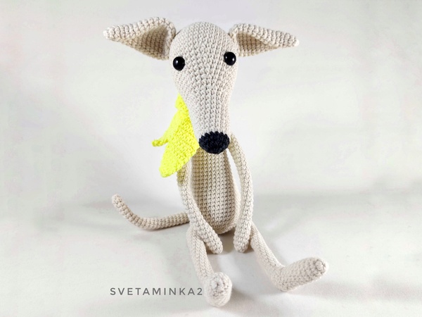 Whippet Crochet Pattern Greyhound Crochet Pattern Amigurumi Dog Pattern