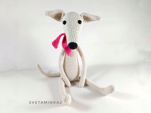 Whippet Crochet Pattern Greyhound Crochet Pattern Amigurumi Dog Pattern