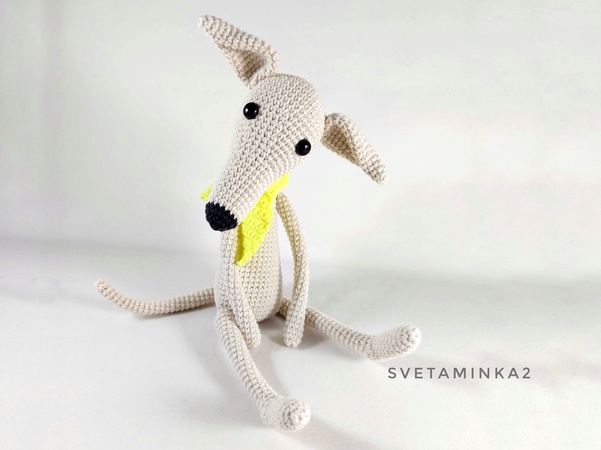 Whippet Crochet Pattern Greyhound Crochet Pattern Amigurumi Dog Pattern