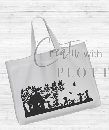 Plotterdatei Zwerg Welt, SVG zum selber plotten