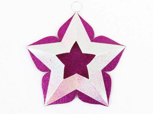 Christbaumschmuck – Sterne – Bastelanleitung und Vorlagen