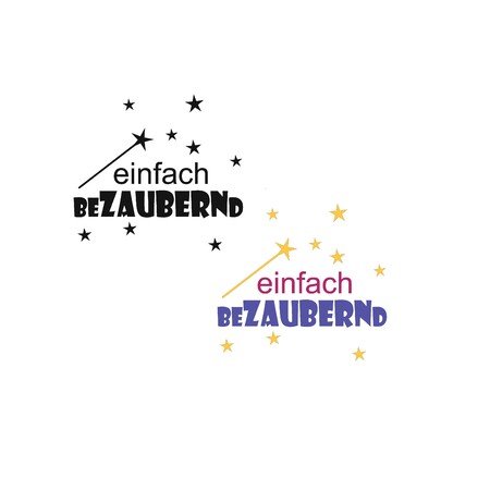 Spruch SVG, einfach bezaubernd, Plotterdatei SVG zum selber plotten