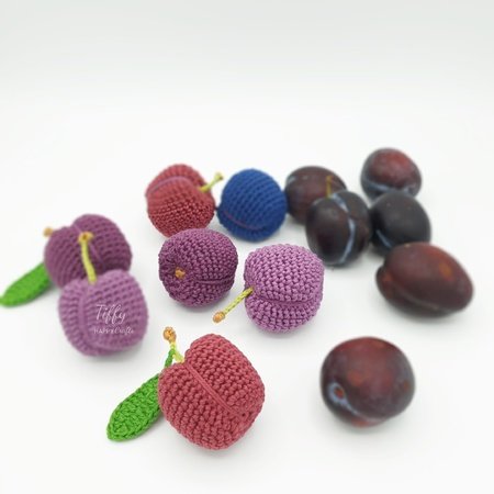 The Perfect PLUM | Amigurumi Fruit Crochet Pattern PDF