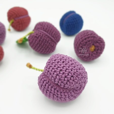 The Perfect PLUM | Amigurumi Fruit Crochet Pattern PDF
