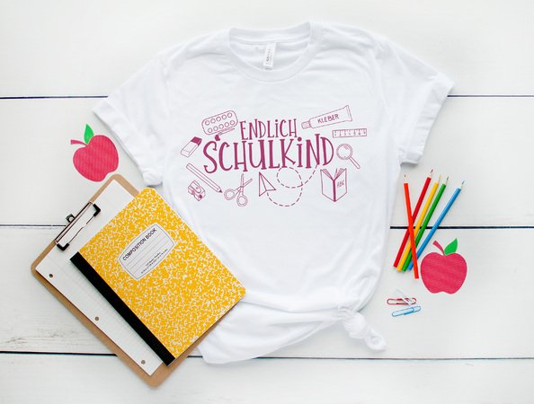 Plotterdatei Endlich Schulkind