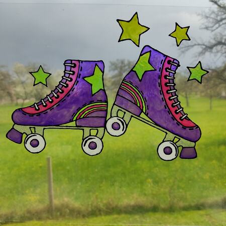 PLOTTERVORLAGE ROLLSCHUHE