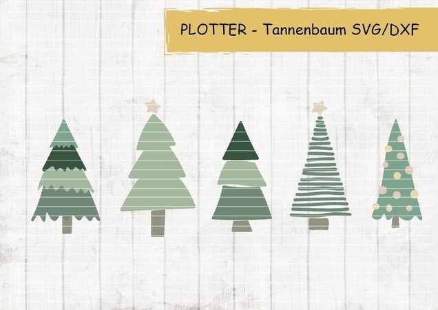 PLOTTERDATEI TANNENBÄUME
