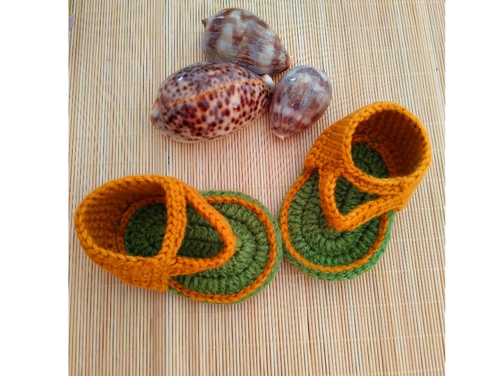 Häkelanleitung Baby Sandalen | Boho Babyschuhe PDF + Video Tutorial