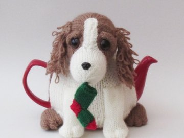 Springer Spaniel Tea Cosy Knitting Pattern