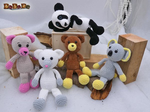 Das Alien-Kostüm und die Bärenbande, Häkelanleitung von DaDaDe