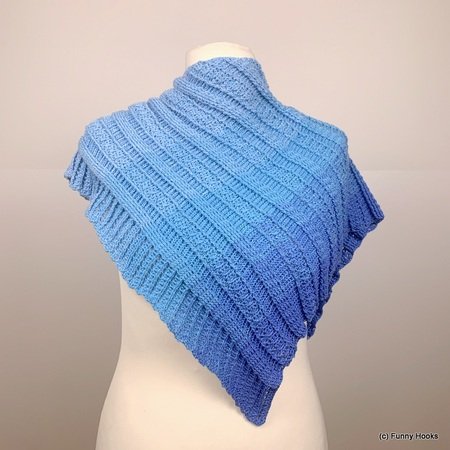 Zimata - ein asymmetrisches Wintertuch