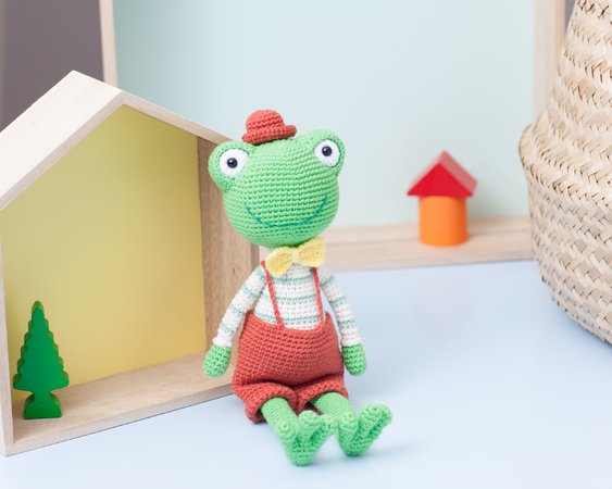 Häkelanleitung Frosch amigurumi