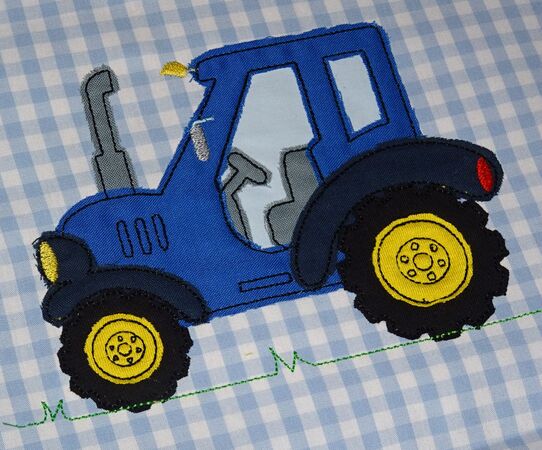 Doodle Traktor Stickdatei