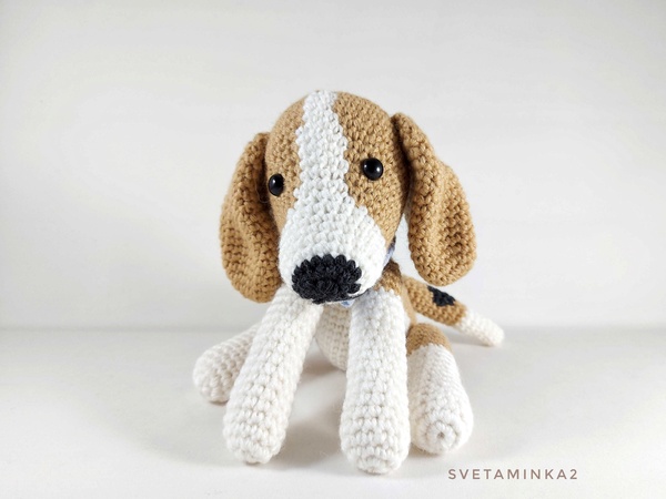 Crochet Beagle Pattern Amigurumi Dog Pattern Puppy Crochet Pattern