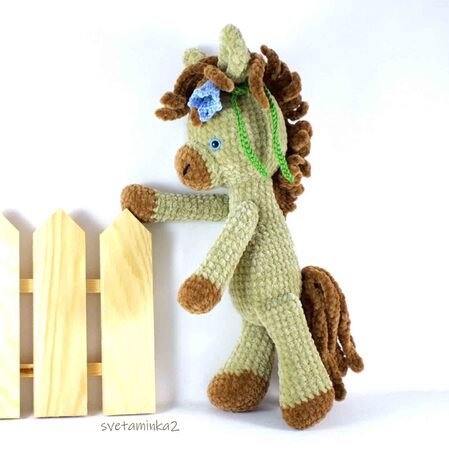 Crochet Horse Pattern Crochet Plush Pattern Amigurumi Horse Colt Foal Pony