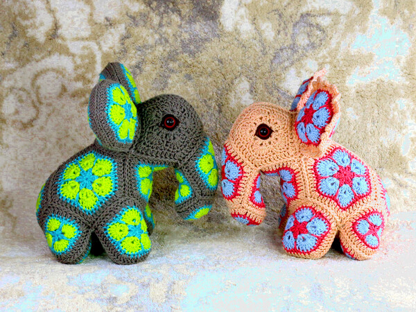 African Flower Crochet Elephant Pattern Free | Best Flower Site