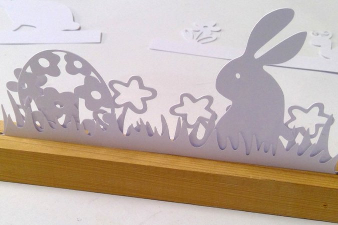 Osterhasen Plotterdatei SVG DXF FCM