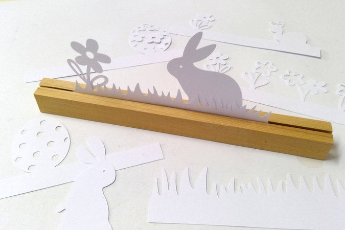 Osterhasen Plotterdatei SVG DXF FCM