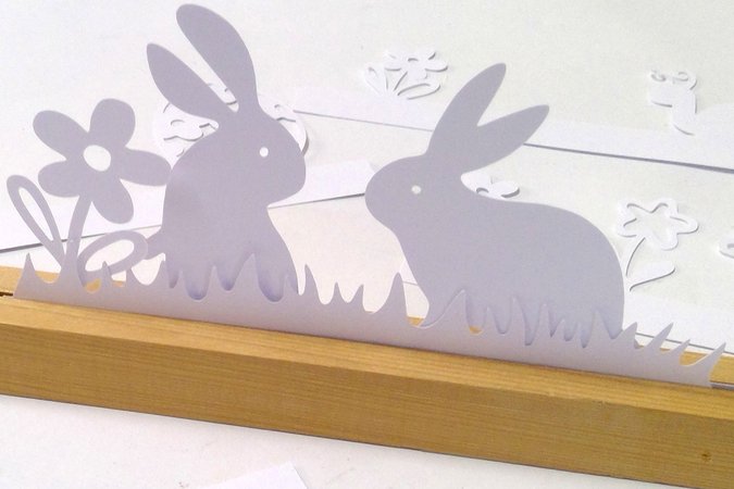 Osterhasen Plotterdatei SVG DXF FCM