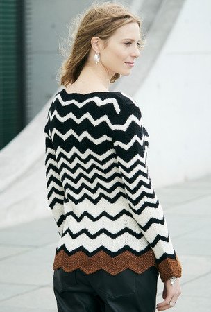 Pulli im Zackenmuster