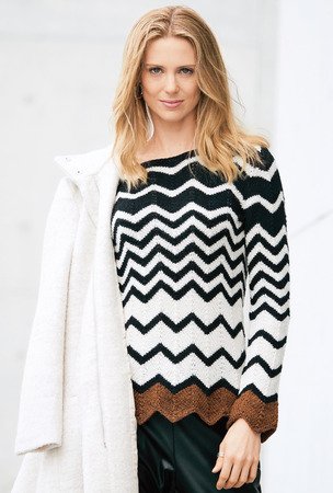 Pulli im Zackenmuster