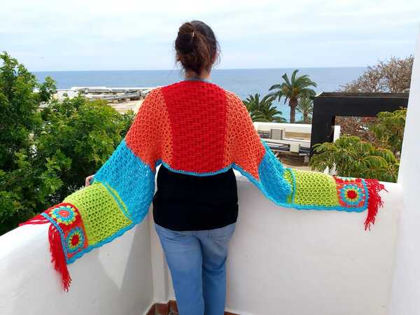 XXL Pocket-Shawl CRAZYPATTERNS