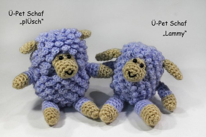 Häkelanleitung Ü-Pet Schafe "Lammy" & "plÜsch"