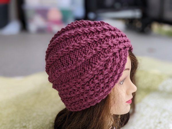 Twisted Knit Turban Hat