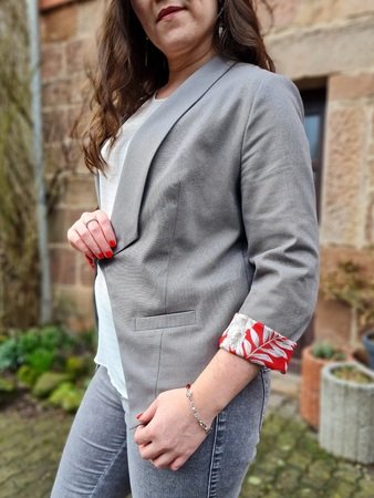 Schnittmuster Blazer Draussen bei Nacht Gr. 32 - 56 für Damen