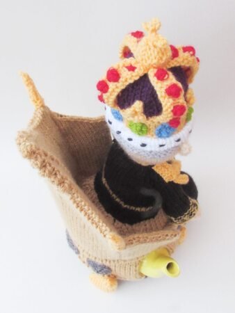 TeaCosyFolk's King Charles III Coronation Tea Cosy Knitting Pattern