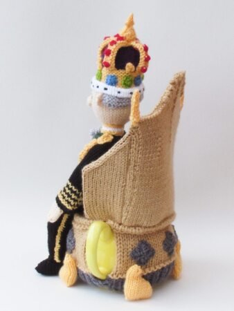 TeaCosyFolk's King Charles III Coronation Tea Cosy Knitting Pattern