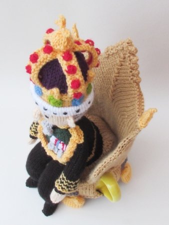 TeaCosyFolk's King Charles III Coronation Tea Cosy Knitting Pattern