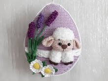 Oster-Ei mit Hase - Häkelanleitung