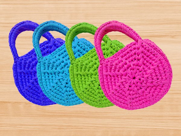A Crochet Round Bag PDF Pattern